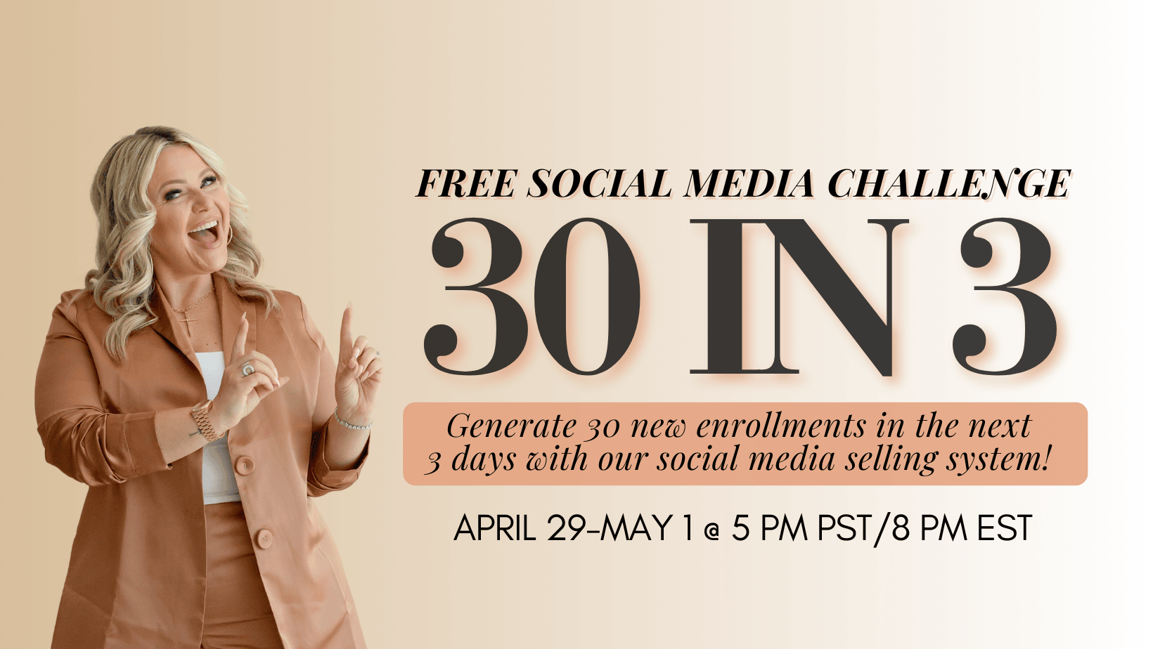 Free 30 New Enrollments In 3 Days Challenge With Sarah Robbins